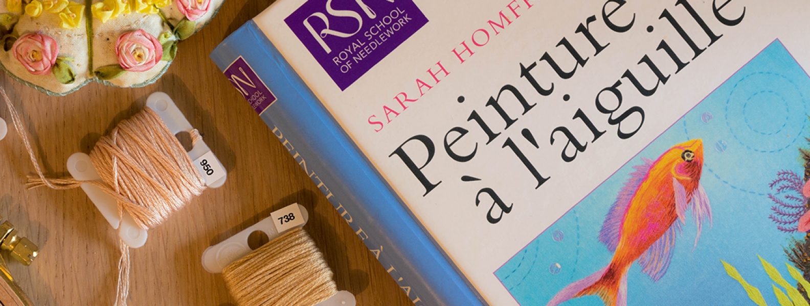 Peinture à l'aiguille de Sarah Homfray